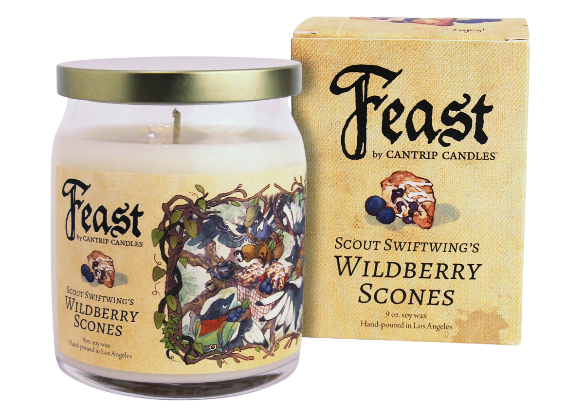 Scout Swiftwing's Wildberry Scones – Cantrip Candles